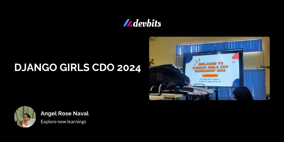 DJANGO GIRLS CDO 2024