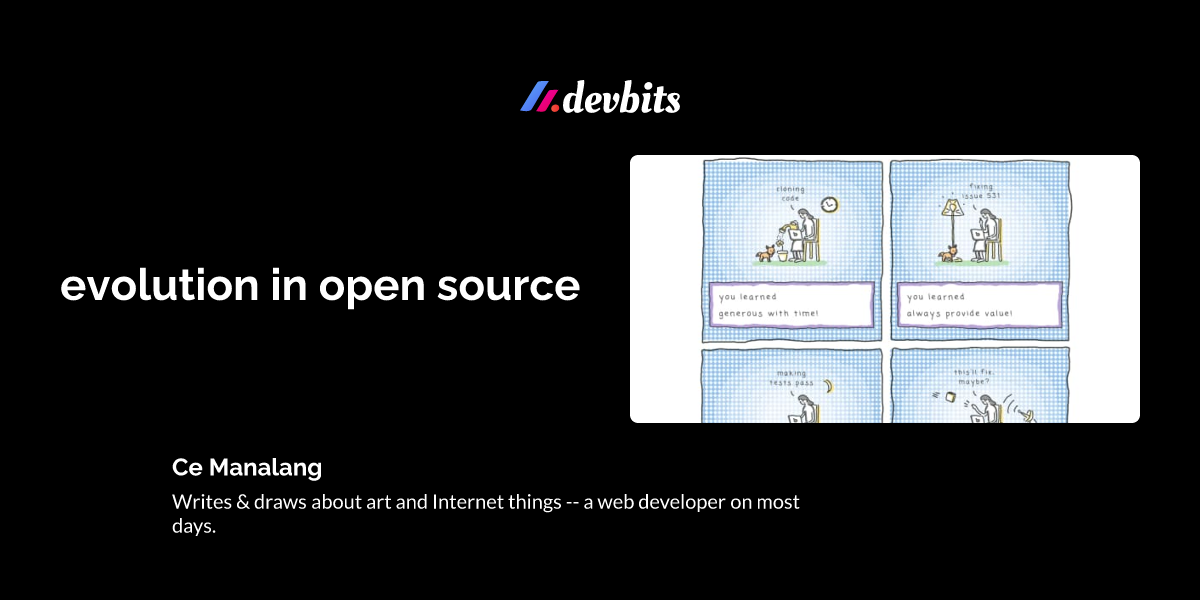 evolution in open source