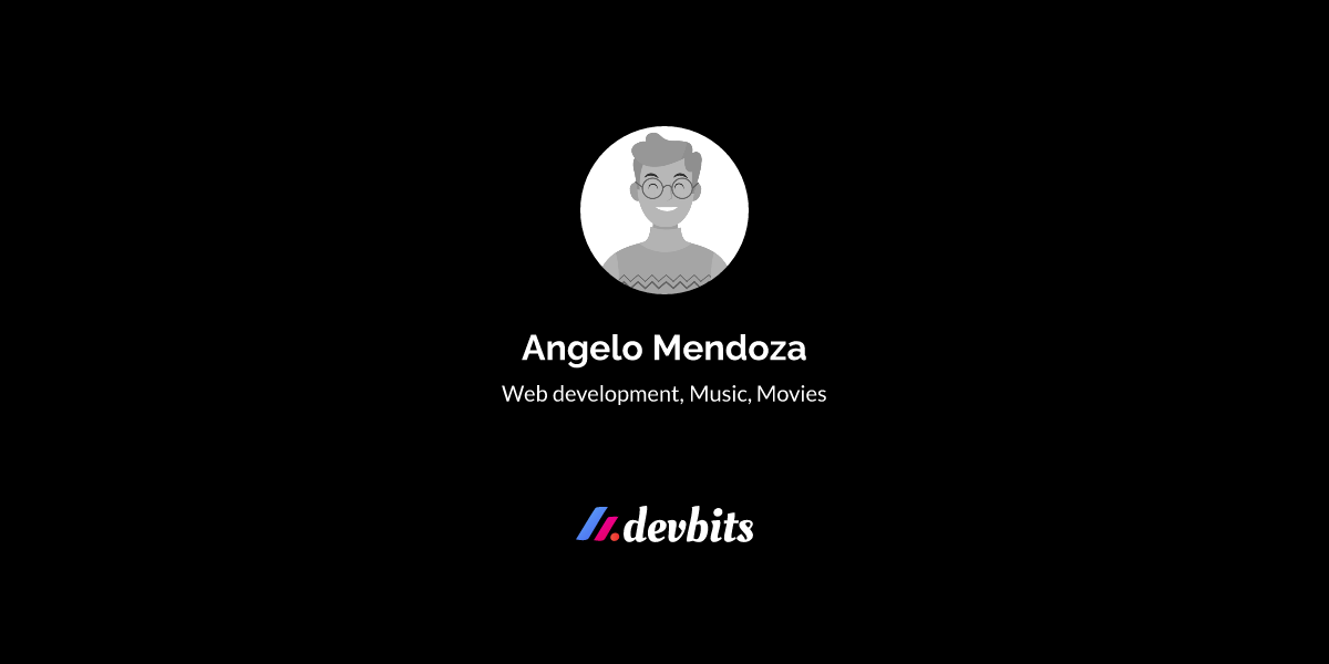 Angelo Mendoza Dev Profile | Devbits.ph