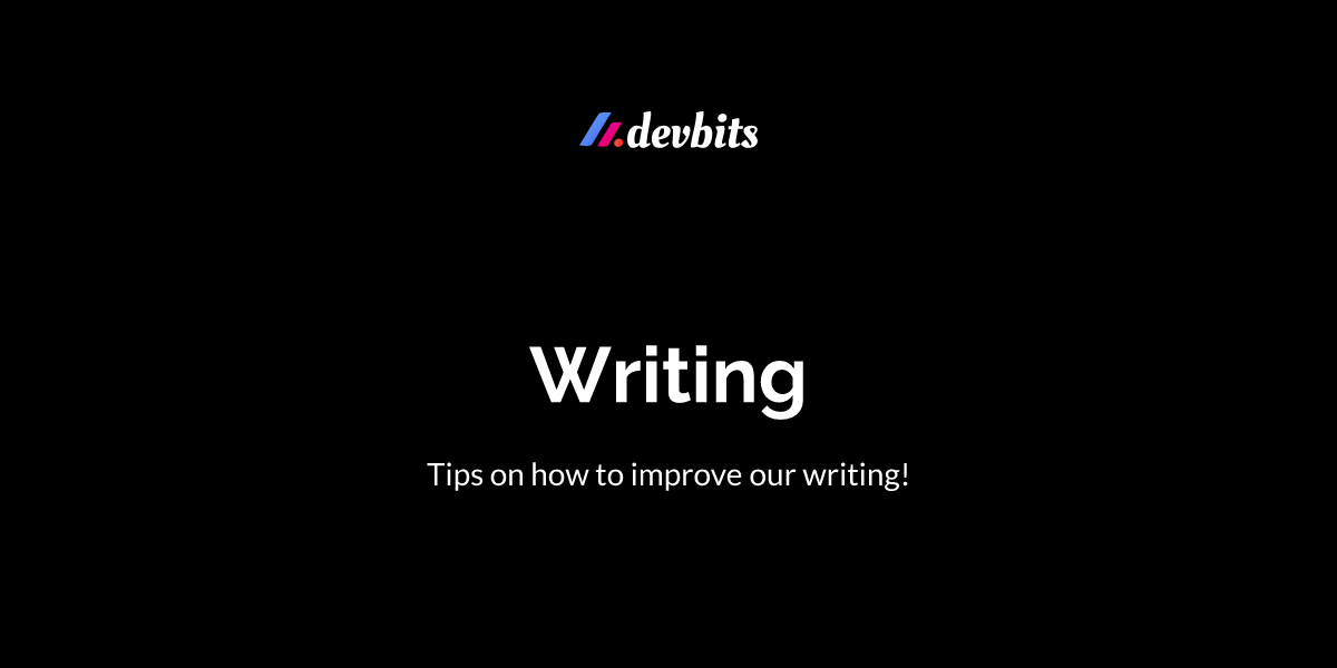 Writing Devbits Ph